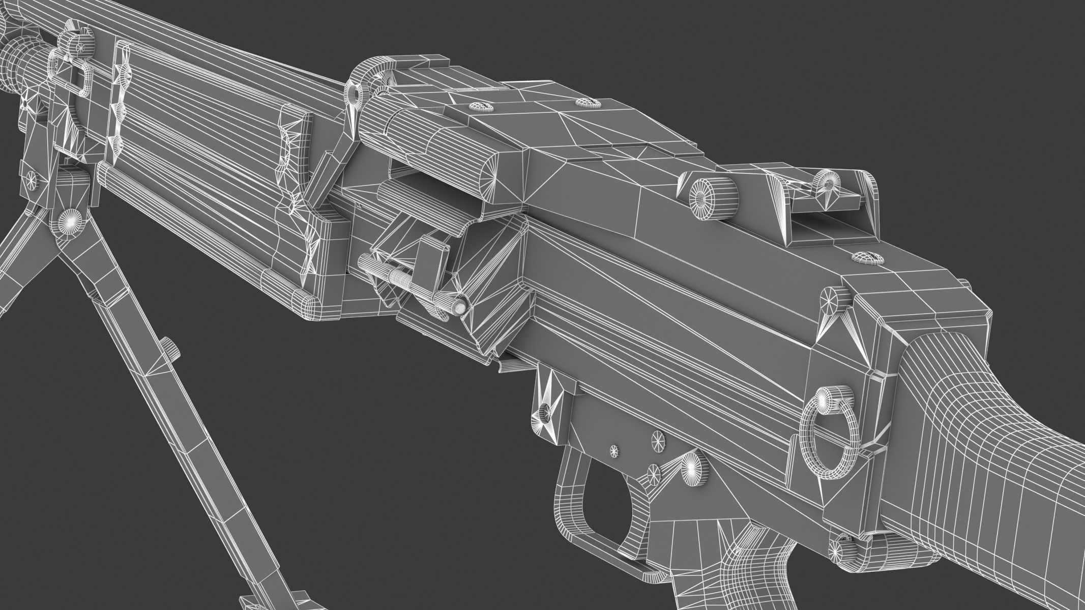 3D model Daewoo K3 Low Poly VR / AR / low-poly | CGTrader