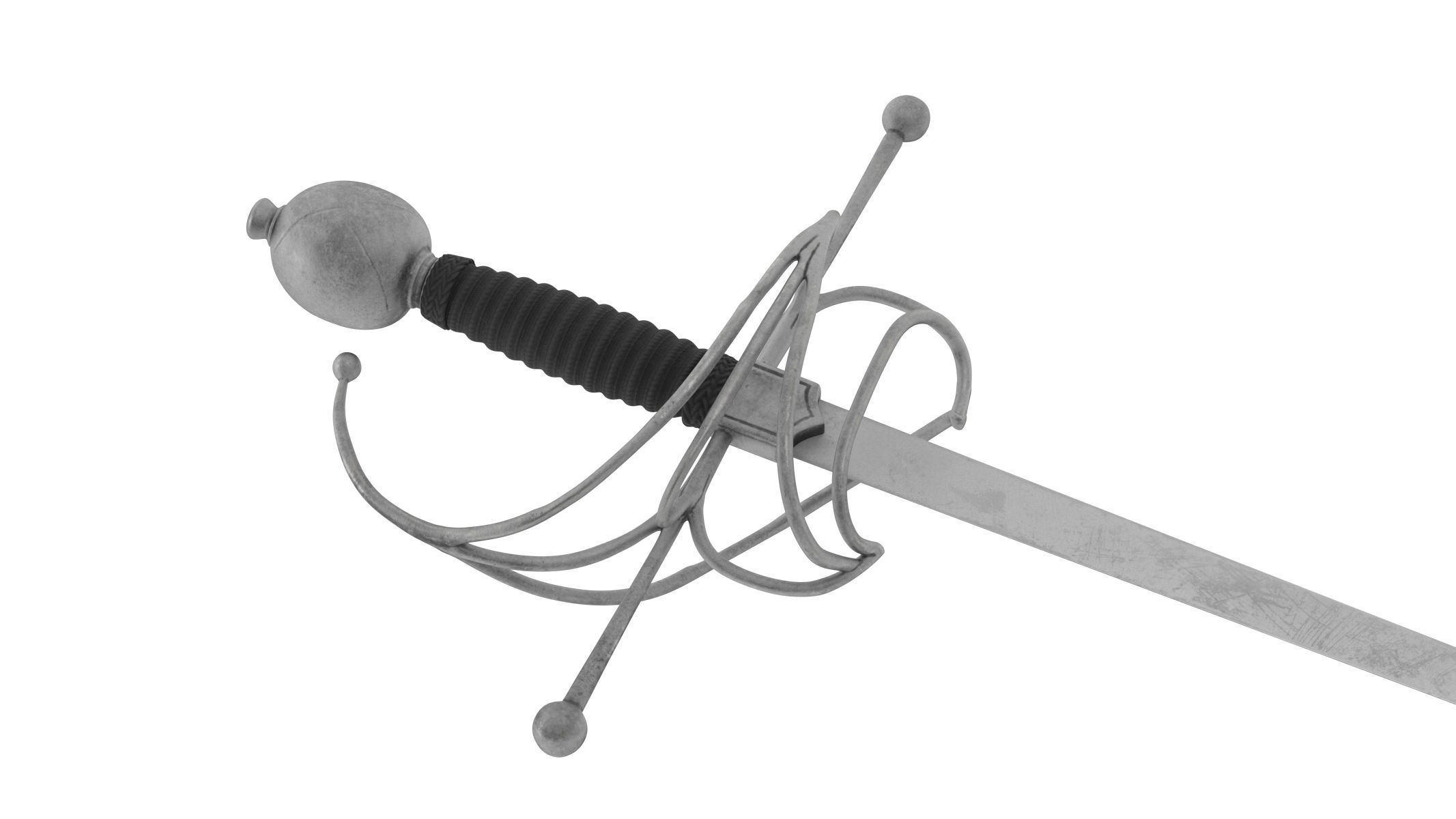 3D model Rapier sword VR / AR / low-poly | CGTrader