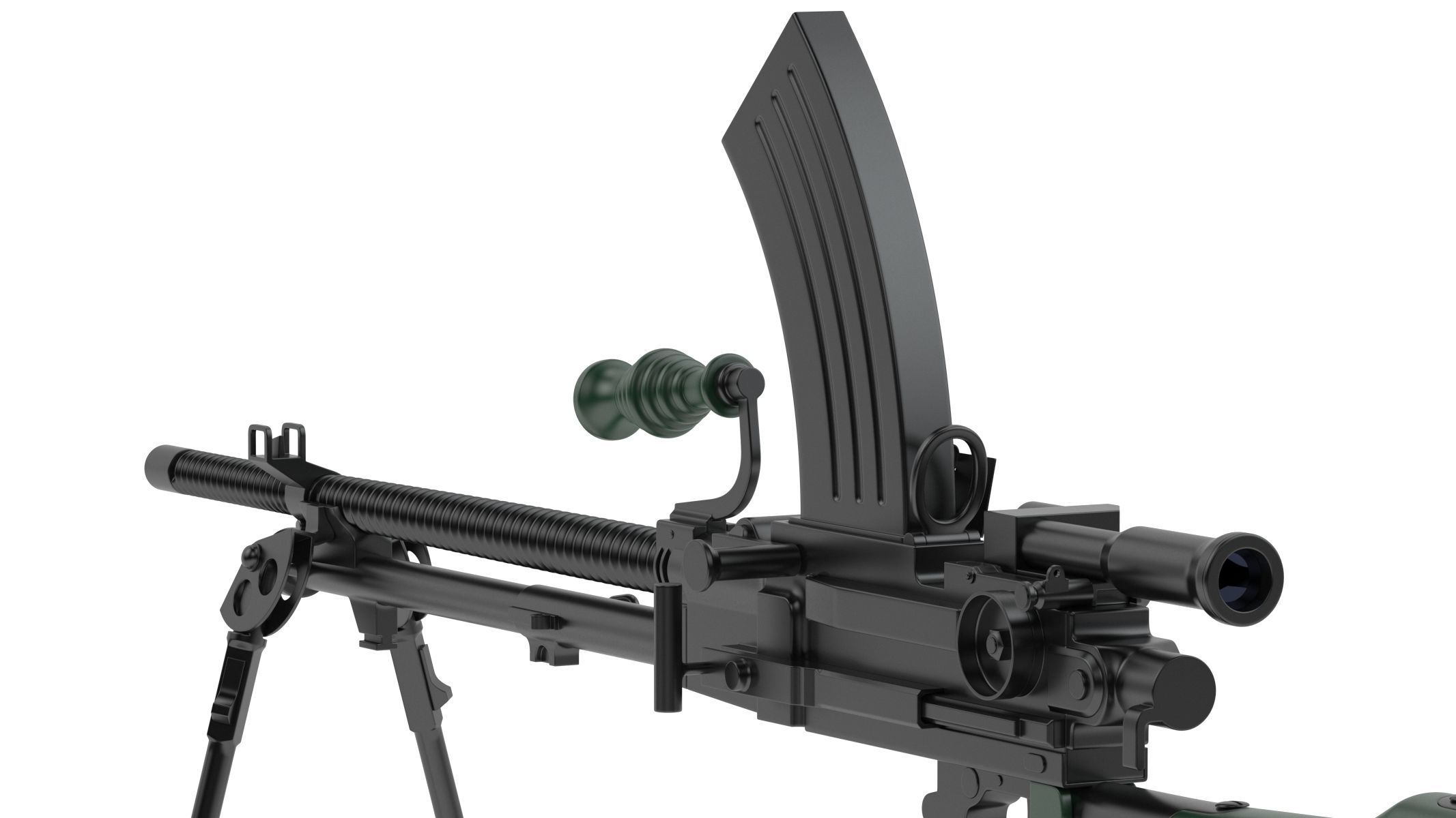 Type 96 light machine gun 3D model | CGTrader