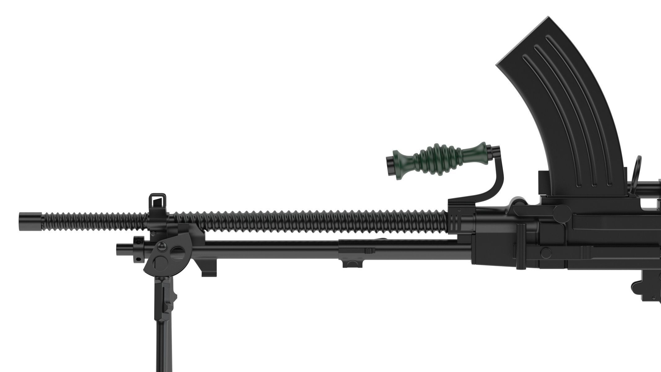 Type 96 light machine gun 3D model | CGTrader