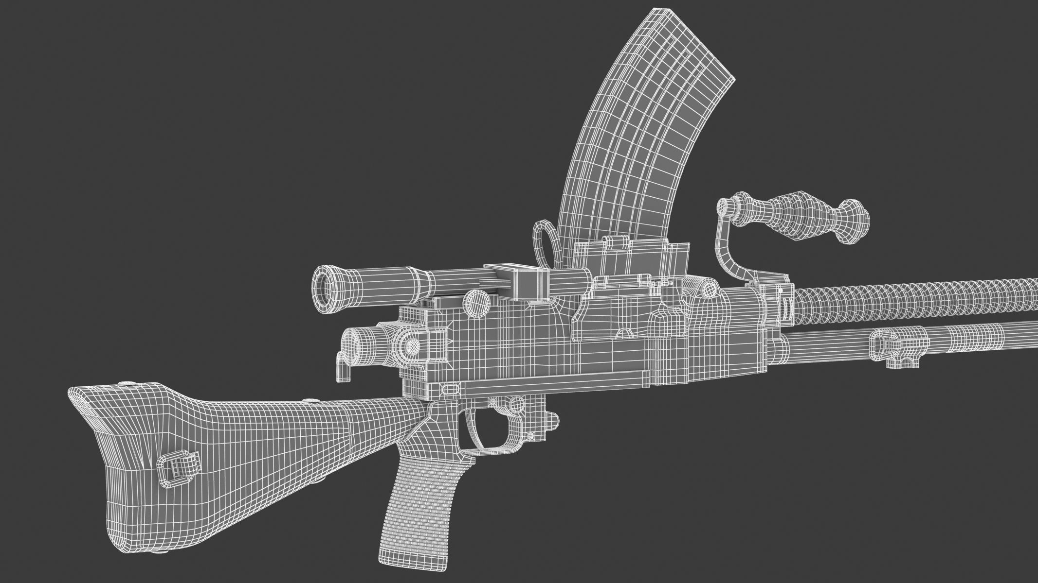 Type 96 light machine gun 3D model | CGTrader