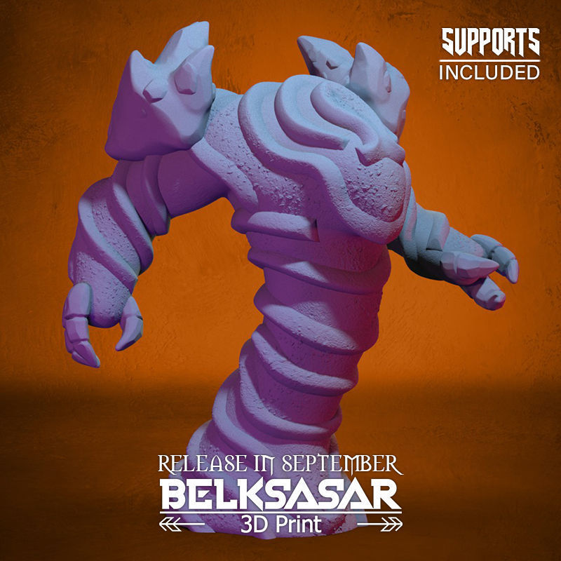 Sand Elemental 3D model 3D printable | CGTrader