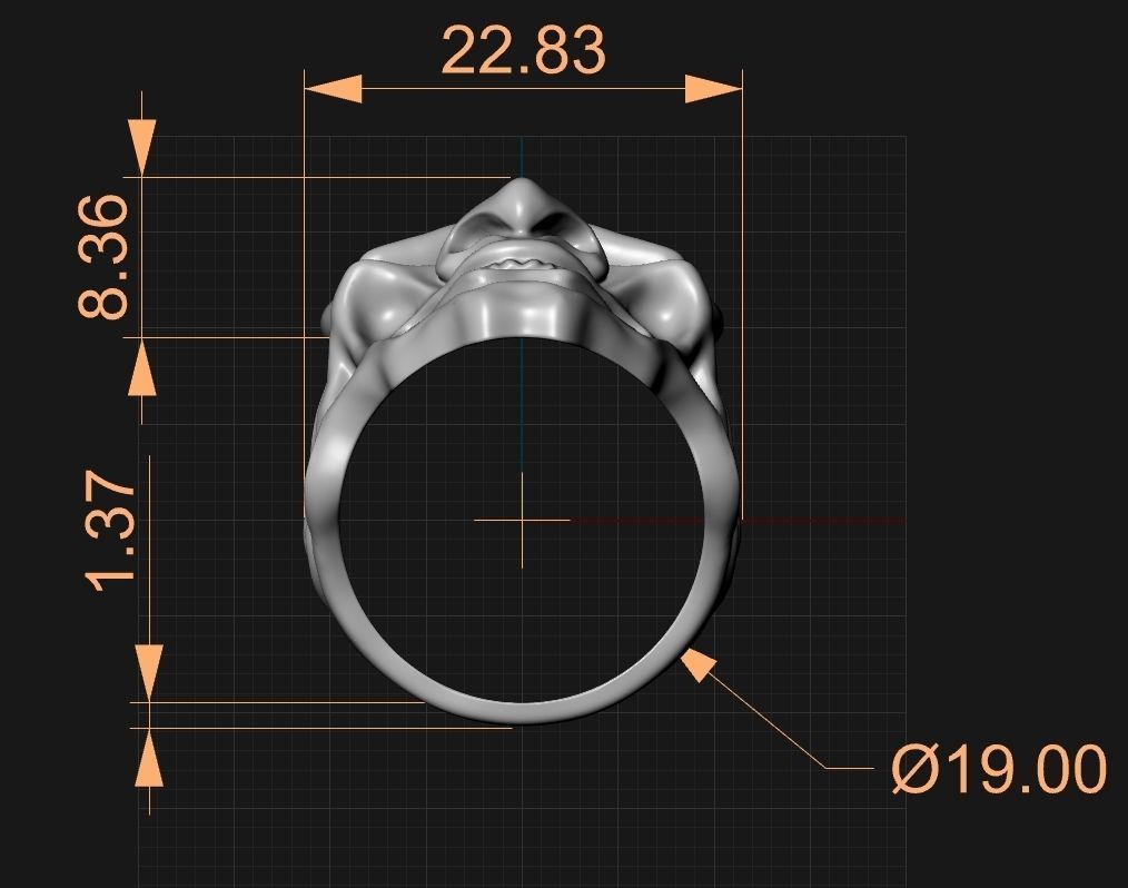 Hannya japanese mask Ring 3D model 3D printable | CGTrader
