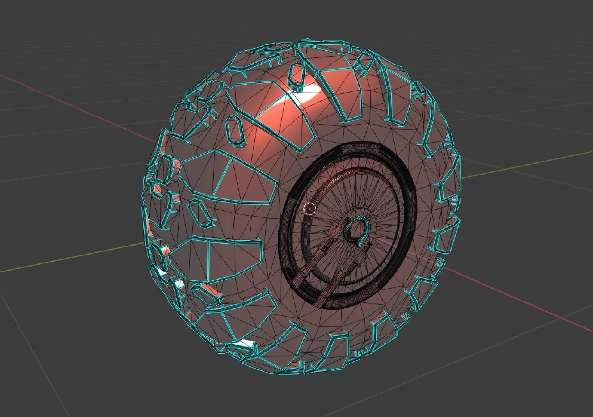 GAMEREADY SCIFI WHEEL free VR / AR / low-poly 3D model | CGTrader