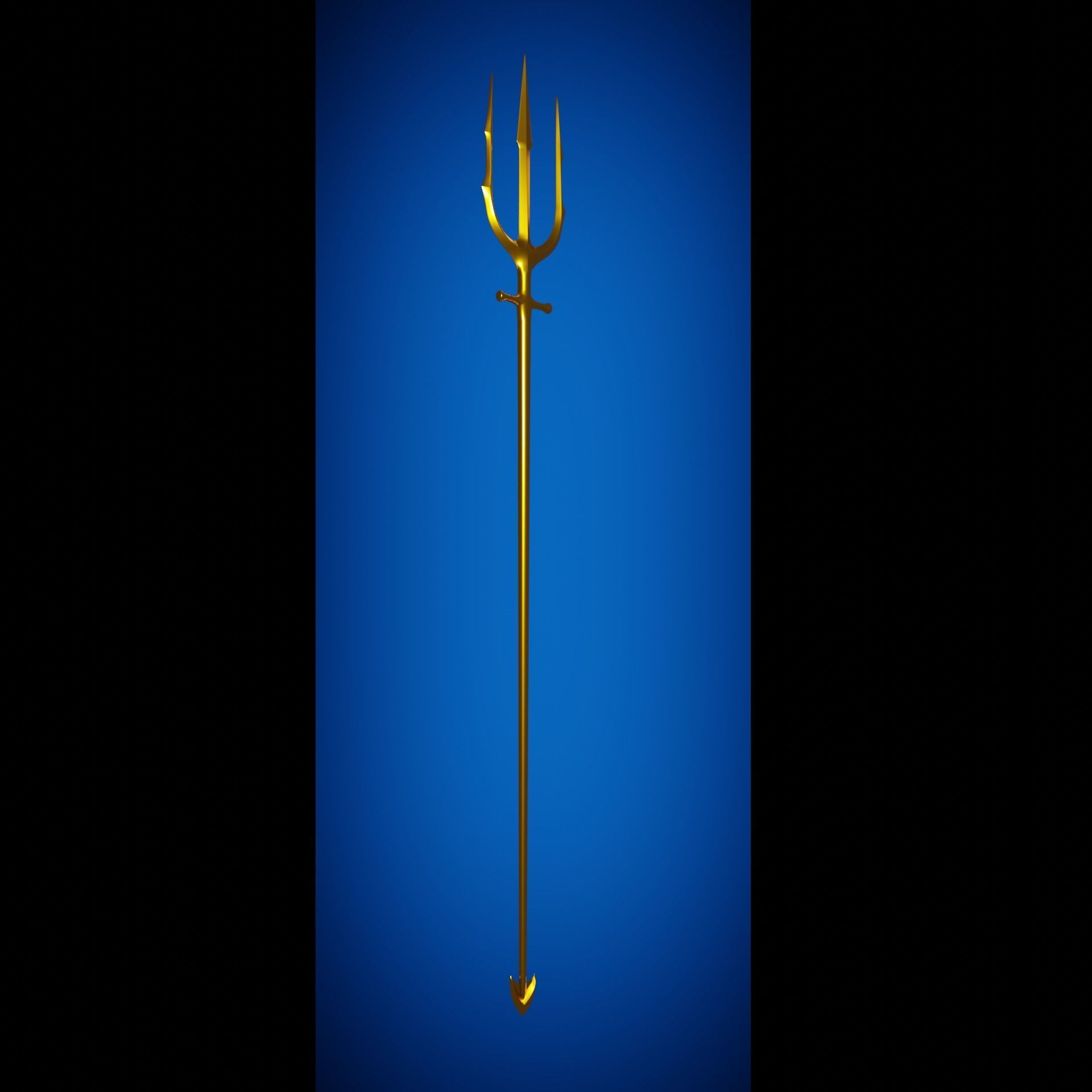 3D model Atlan trident from the movie Aquaman VR / AR / low-poly | CGTrader