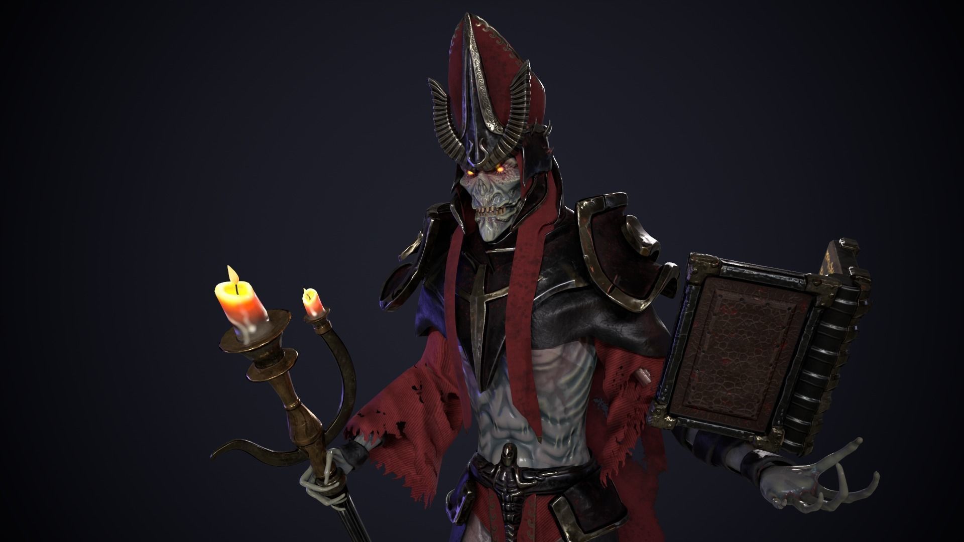 3D model Low poly Lich Grade 1 VR / AR / low-poly | CGTrader