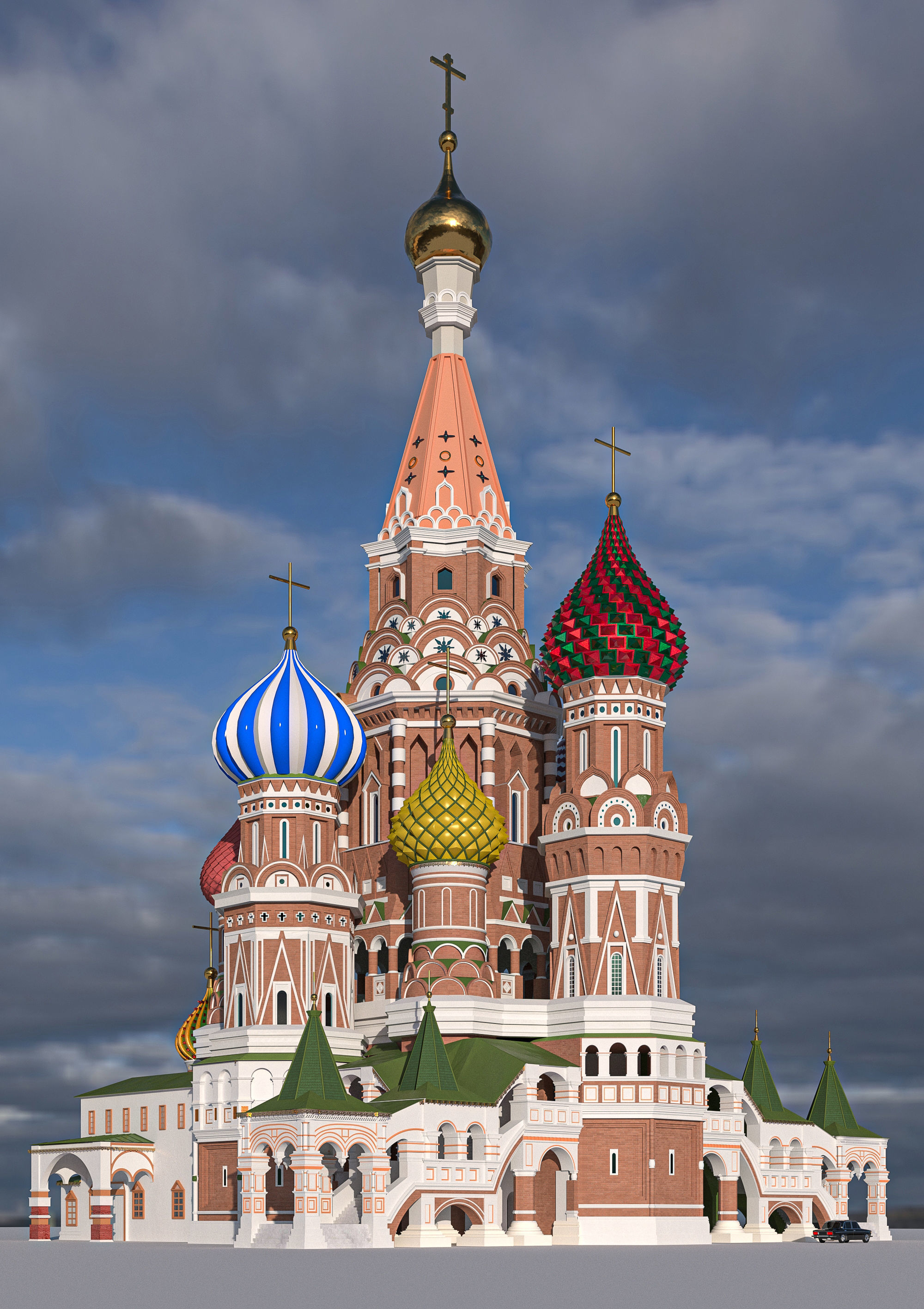 The Moscow Kremlin 3D model | CGTrader