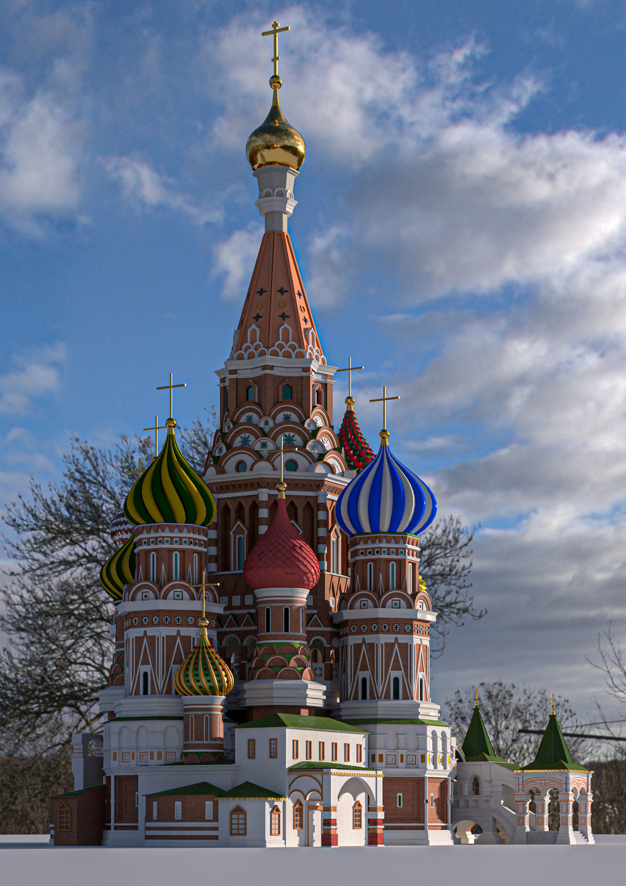 The Moscow Kremlin 3D model | CGTrader