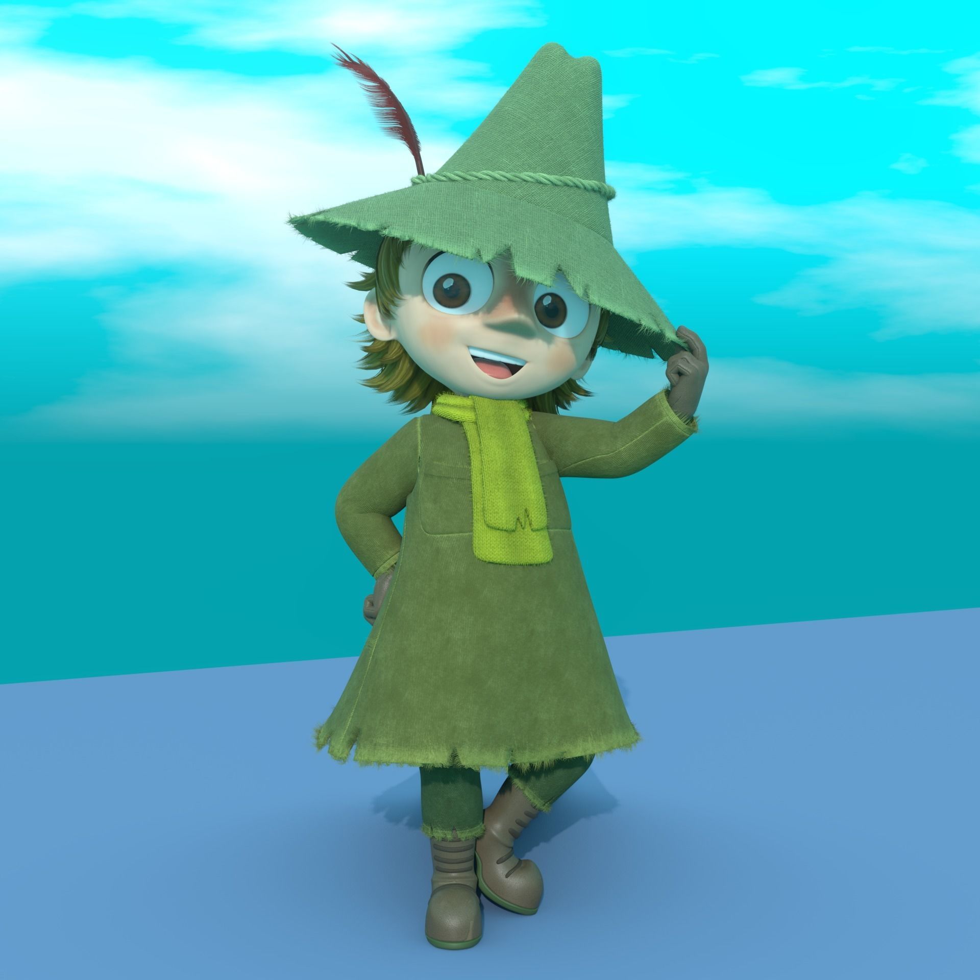 Moomin Model Pack free VR / AR / low-poly 3D model rigged | CGTrader