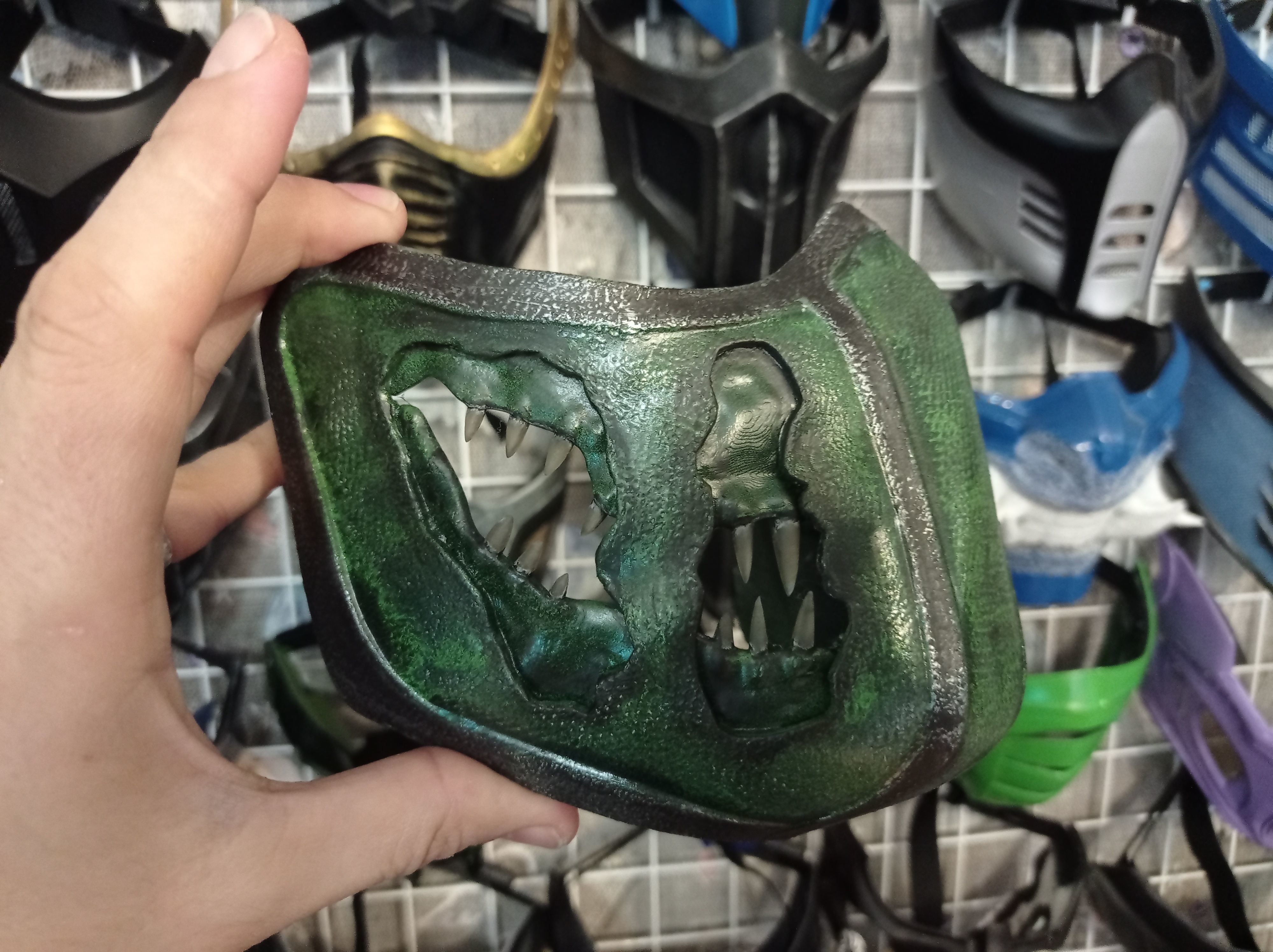 Reptile mask from Mortal Kombat 3D model 3D printable | CGTrader