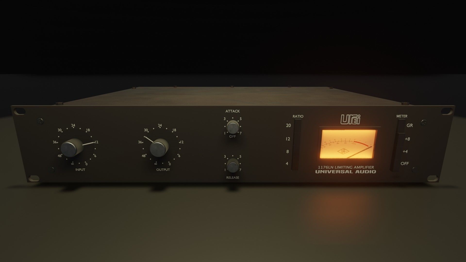 Universal Audio 1176 LN 3D model | CGTrader