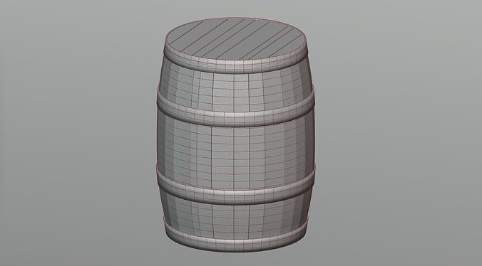 Closed barrel 3D model | CGTrader