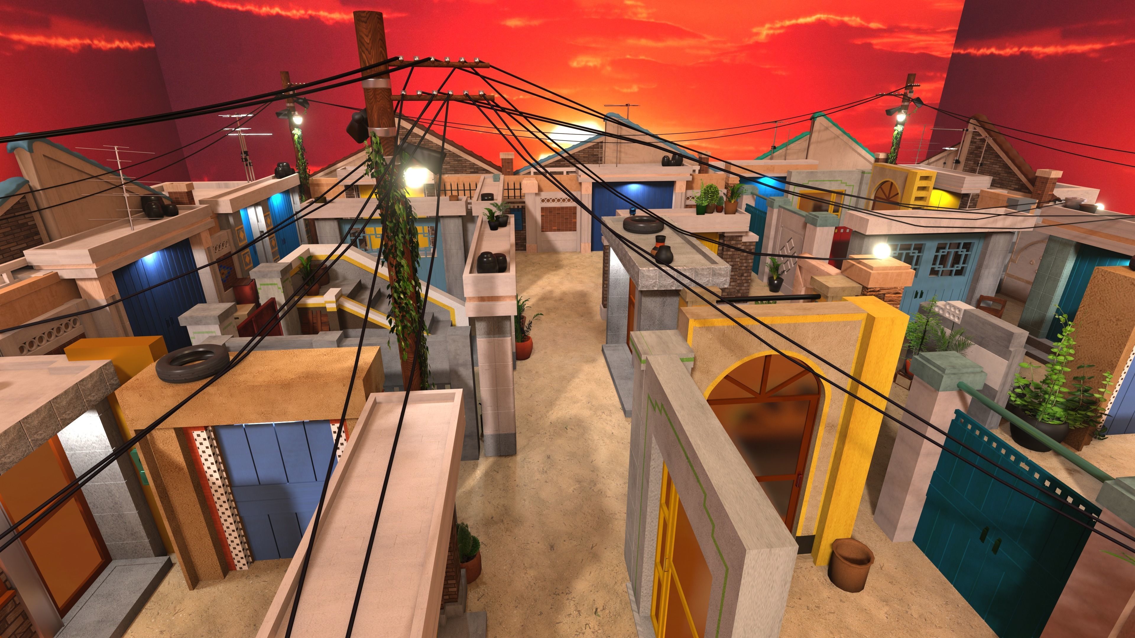 Squid Game Map 3 3D model | CGTrader