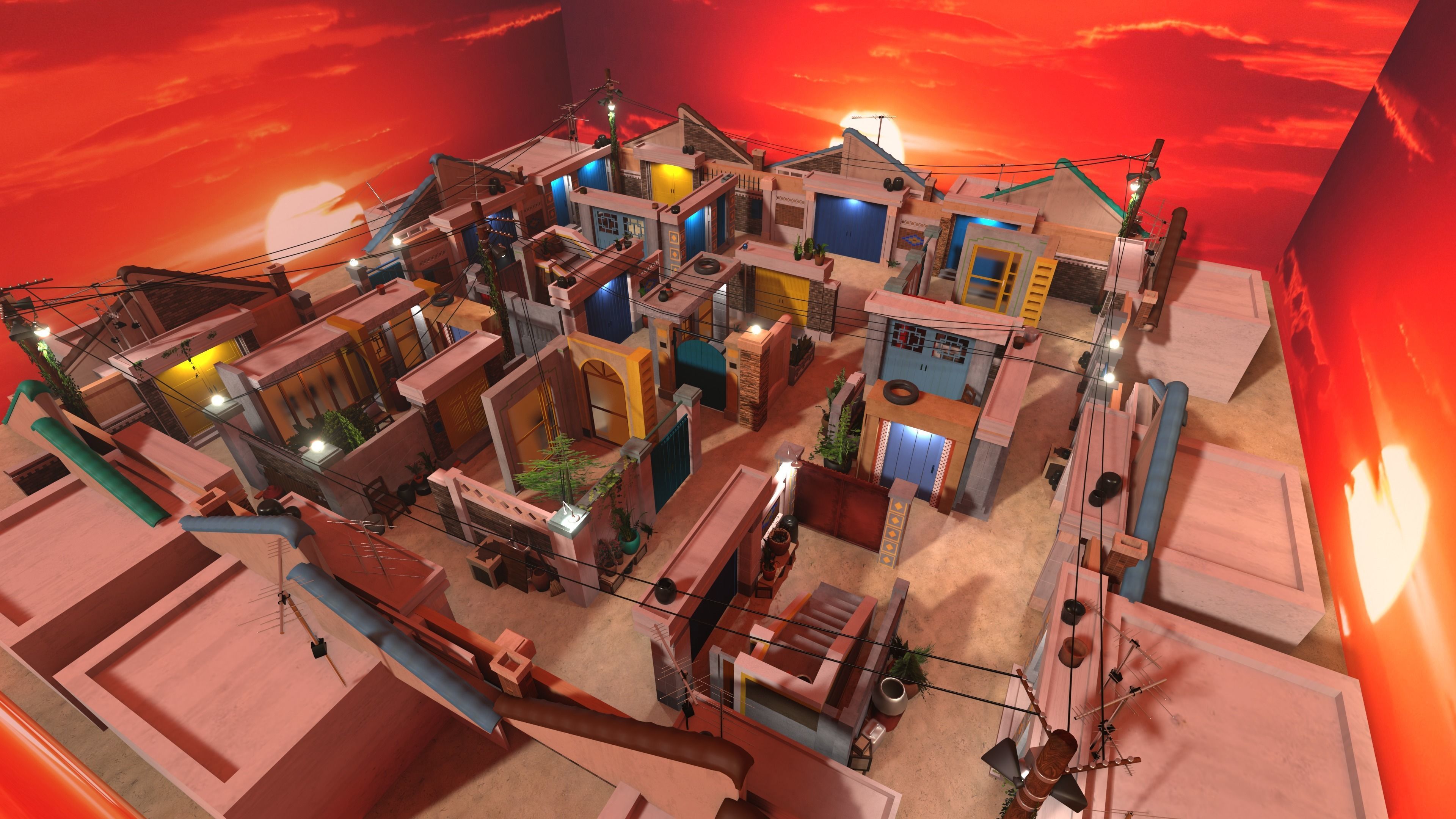 Squid Game Map 3 3D model | CGTrader