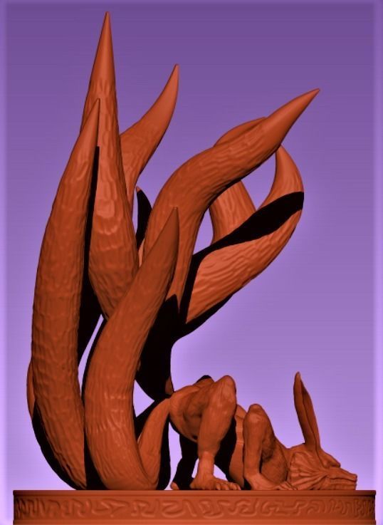 Kurama demon 3D model 3D printable | CGTrader