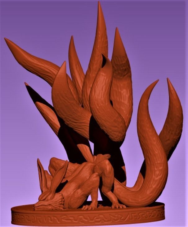 Kurama demon 3D model 3D printable | CGTrader
