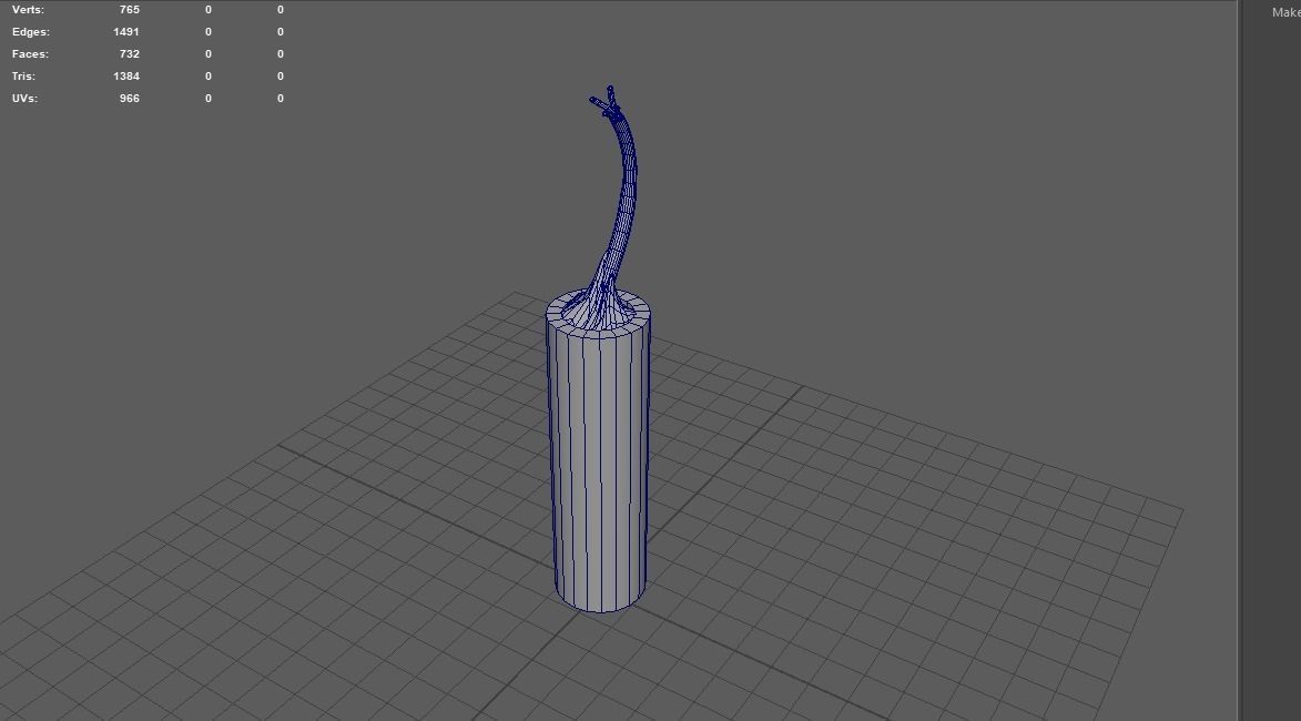 3D model Blue Dragon Fire cracker-bullet bomb low poly Game AR VR Ready ...