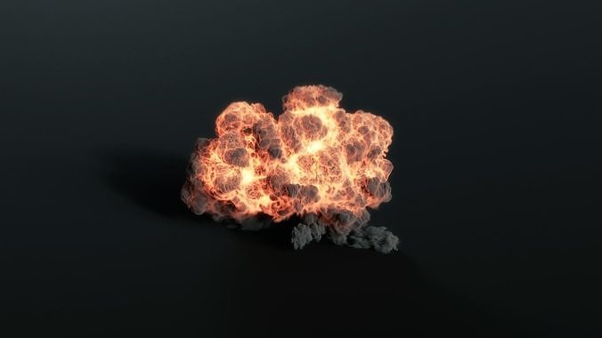 Volume-Explosion pack VOL1 - animated 3D model animated | CGTrader