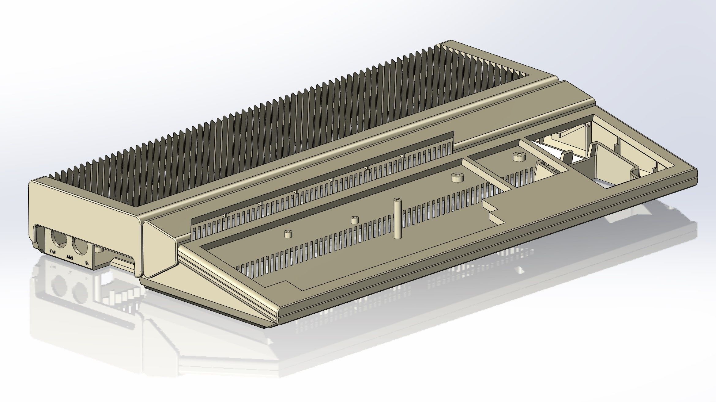 Atari 1040 ST enclosure 3d print model 3D model 3D printable | CGTrader