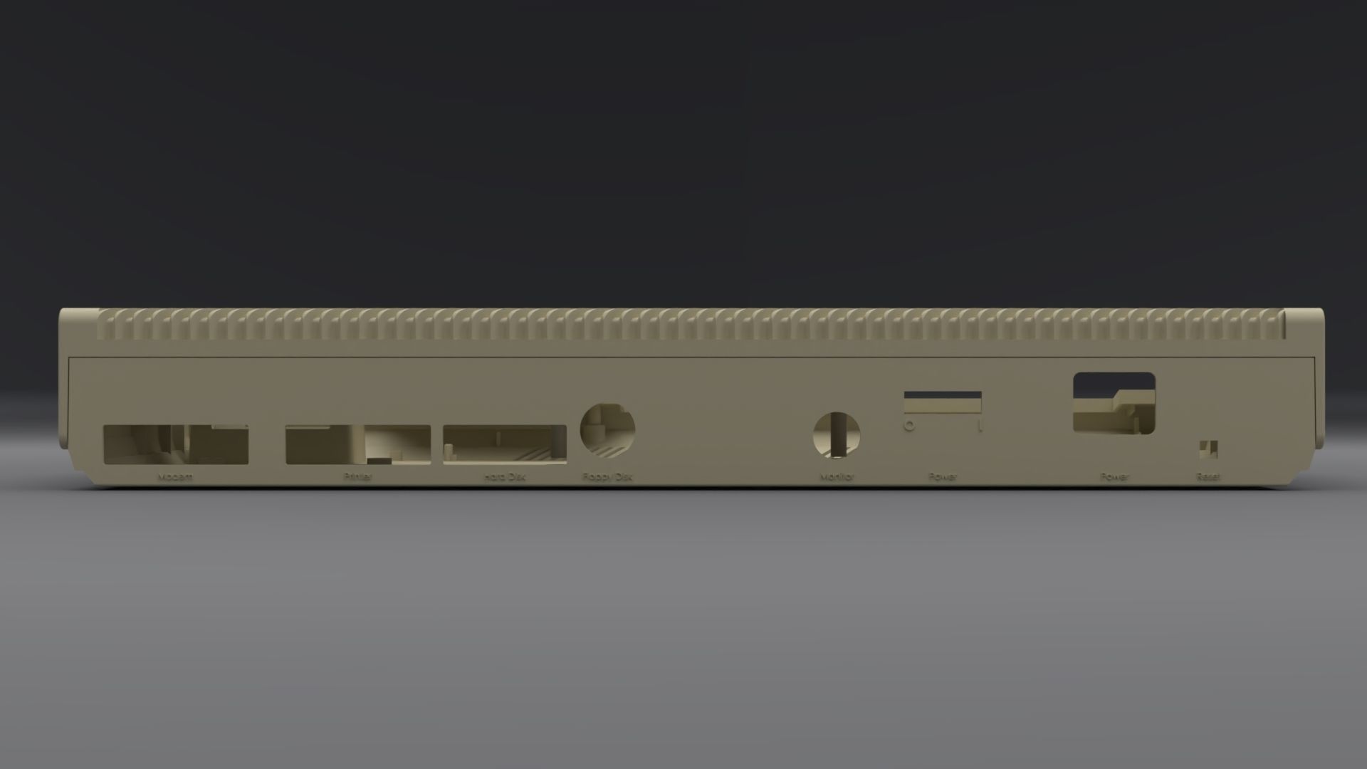 Atari 1040 ST enclosure 3d print model 3D model 3D printable | CGTrader