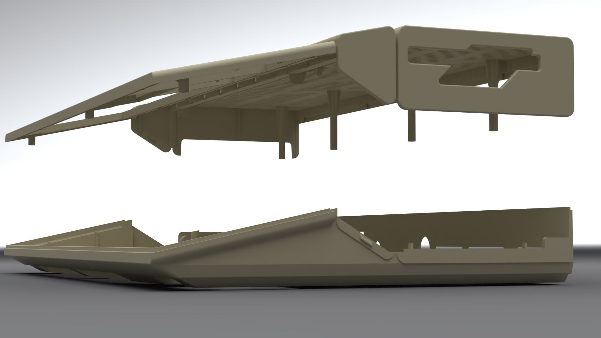 Atari 1040 ST enclosure 3d print model 3D model 3D printable | CGTrader