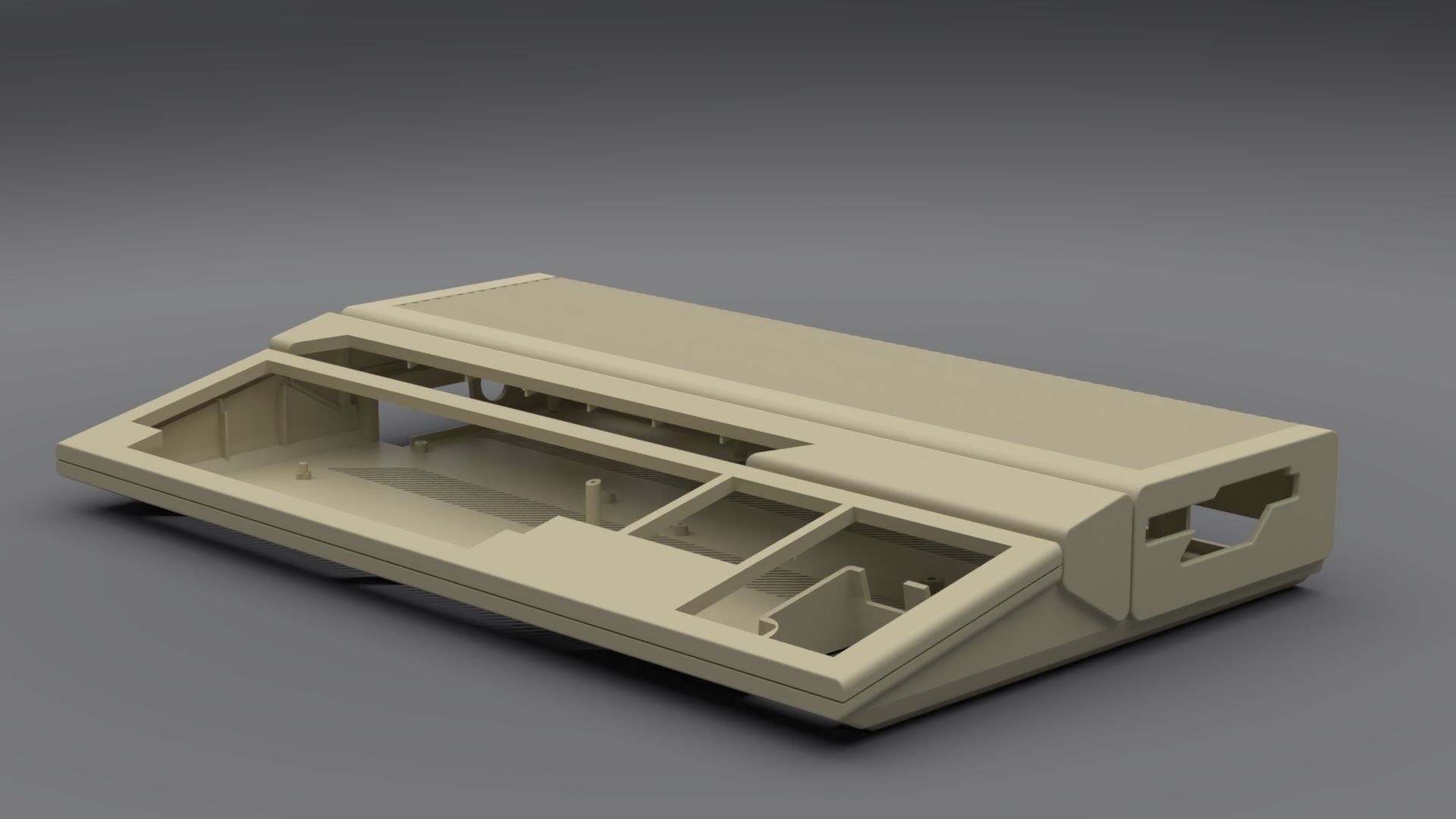 Atari 1040 ST enclosure 3d print model 3D model 3D printable | CGTrader