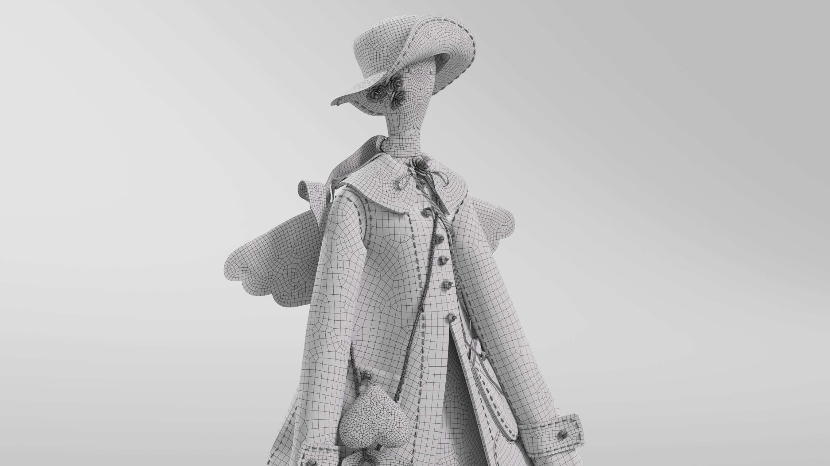Tilda doll 01 3D model | CGTrader