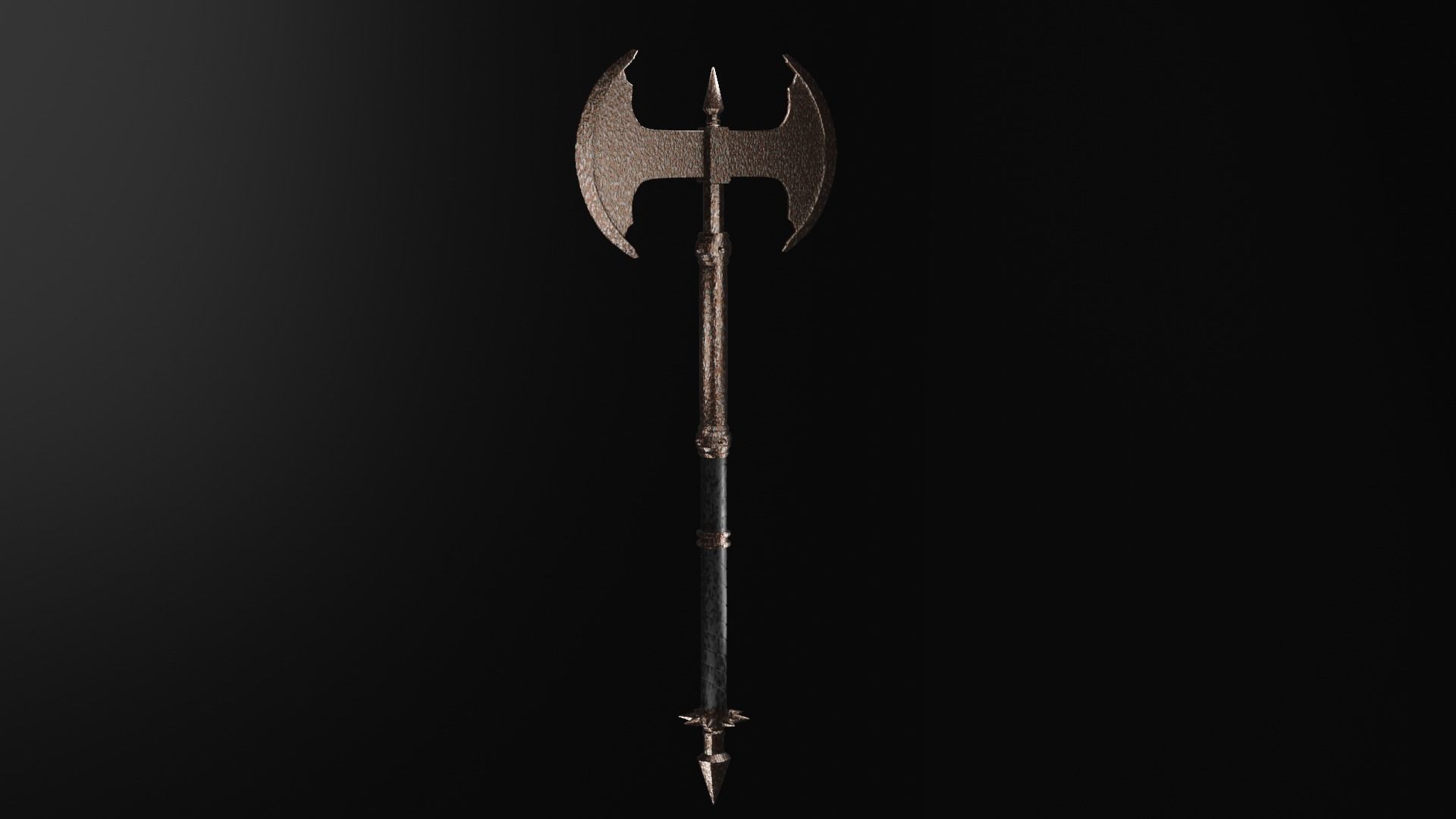 Battle axe - rust edition 3D model | CGTrader