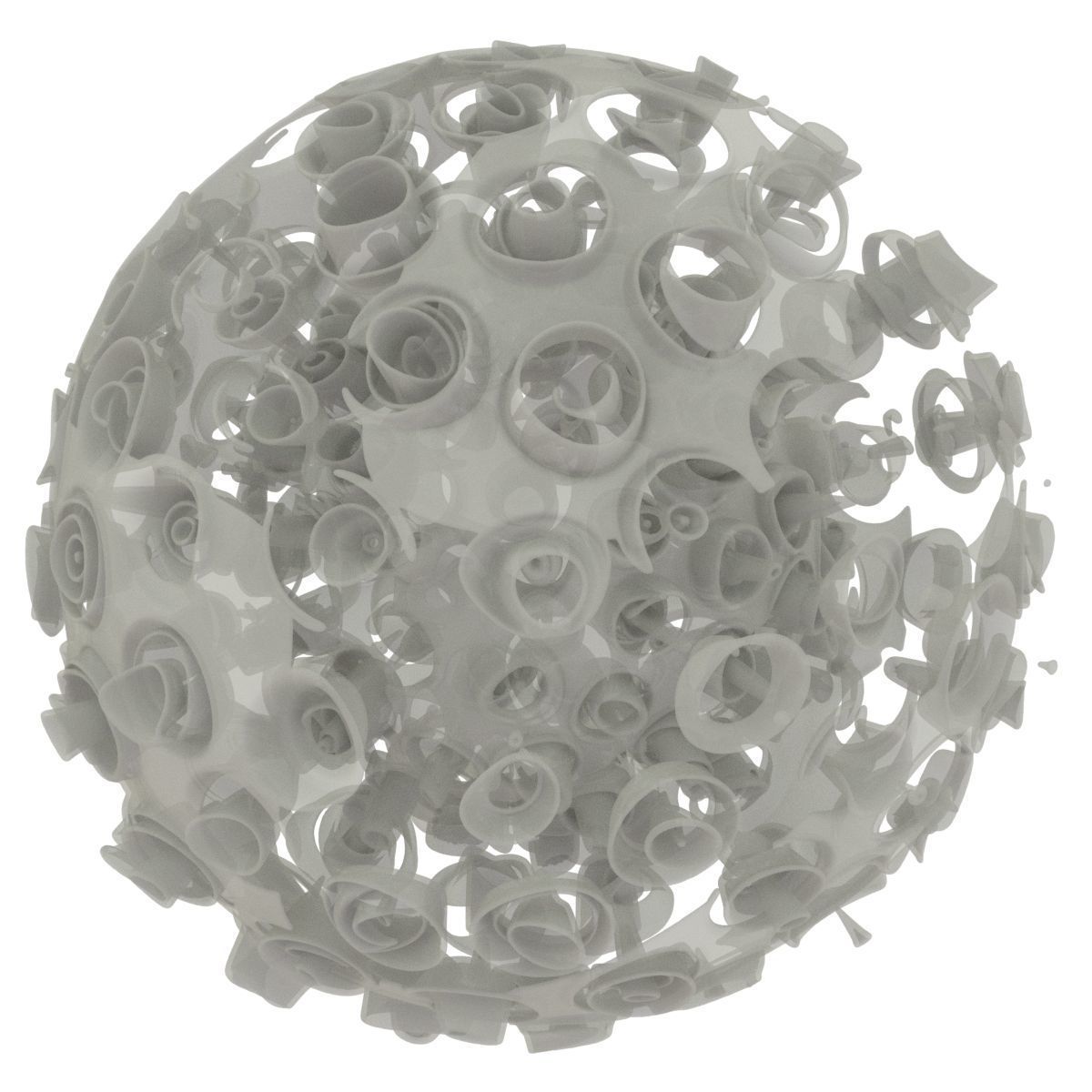 Interaction coronavirus ball 3D model | CGTrader