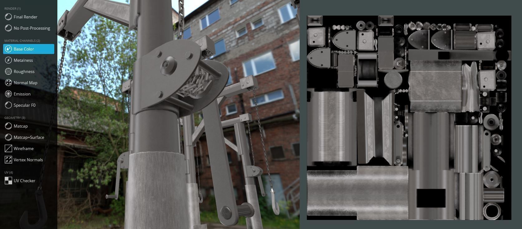 3D model Hand Crank Crane Remastered VR / AR / low-poly | CGTrader
