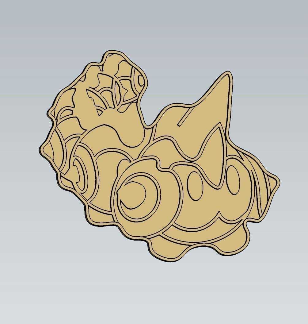 Amazing Pokemon Falinks Cookie Cutter Stamp Cake Decorating 3D model animated | CGTrader
