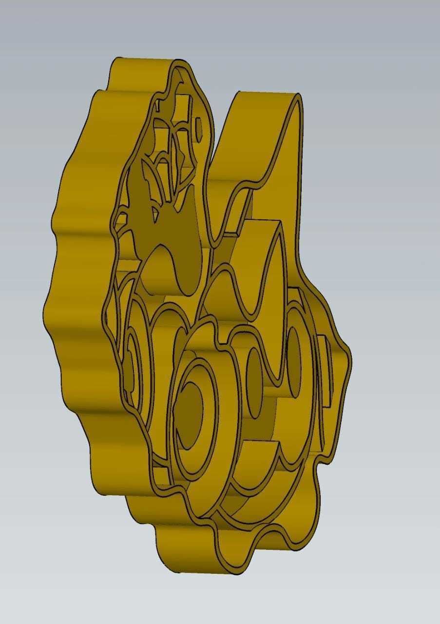 Amazing Pokemon Falinks Cookie Cutter Stamp Cake Decorating 3D model animated | CGTrader