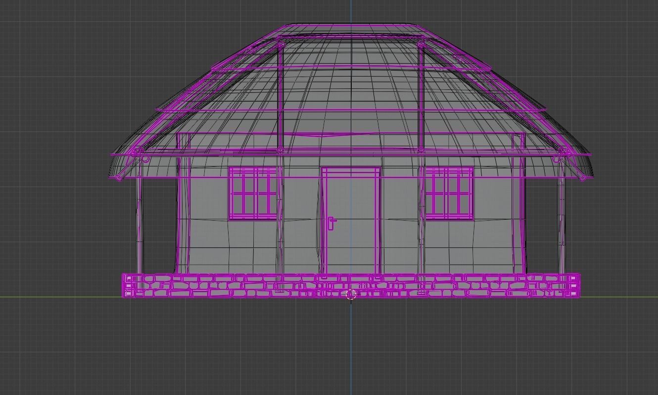 3D model Thatch Hut VR / AR / low-poly | CGTrader