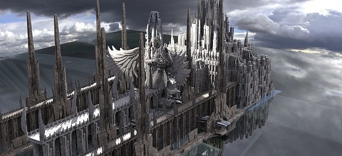 High Fallen Angel City of Gods Kit bash 3D model | CGTrader