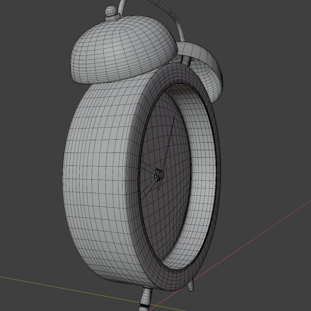 3D model Analog Alarm Clock VR / AR / low-poly | CGTrader