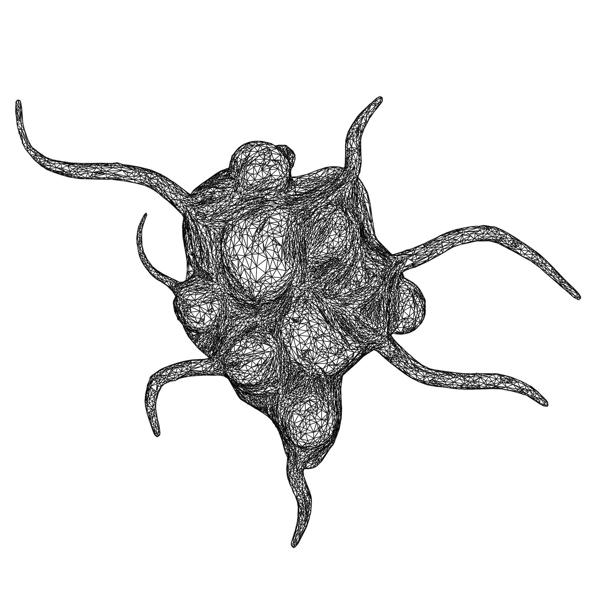 3D model Blob Monster VR / AR / low-poly | CGTrader