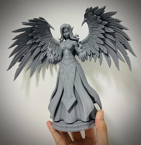 League of Legends Morgana 3D model 3D printable | CGTrader