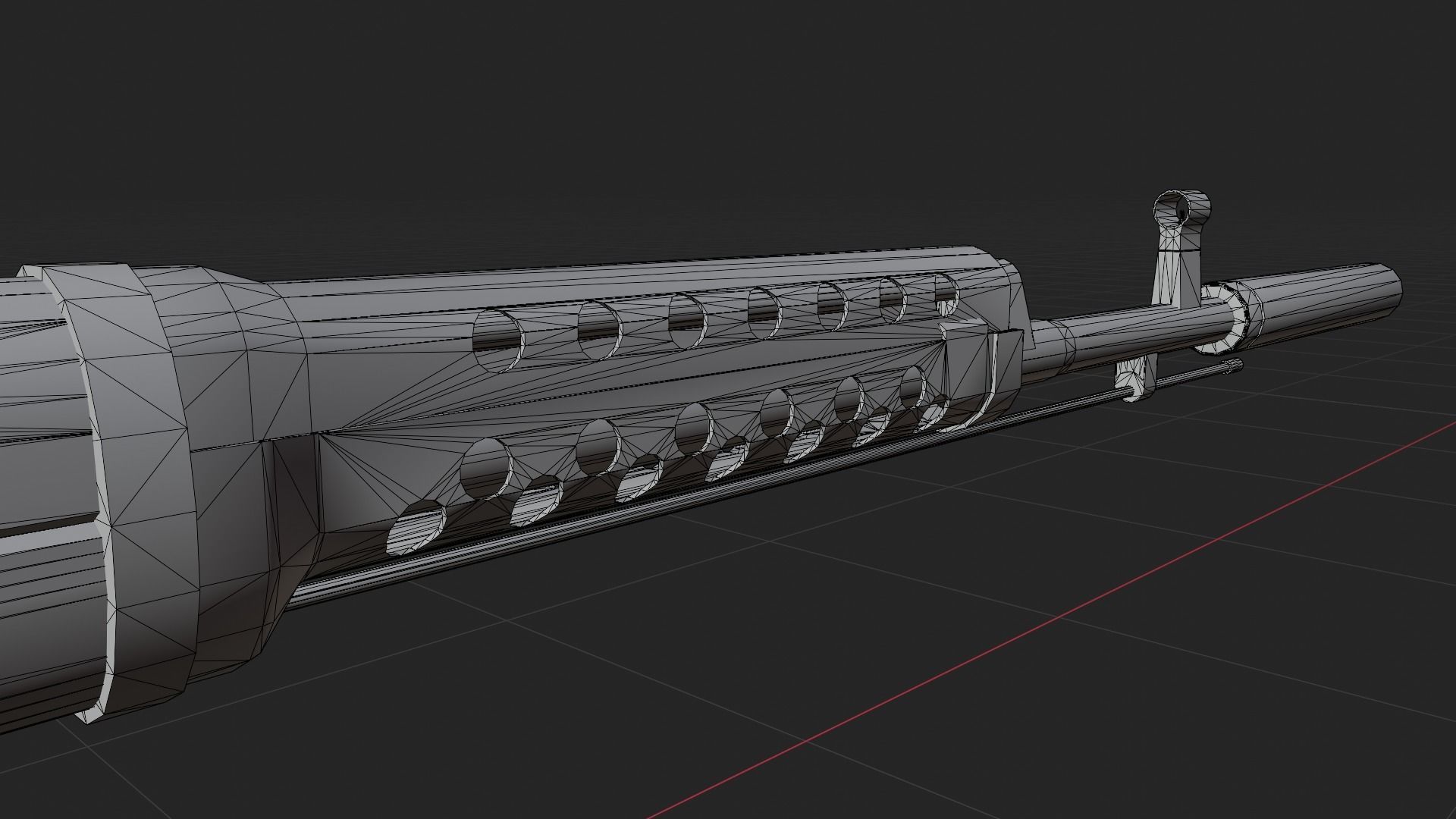 SVT-40 Rifle free 3D model | CGTrader
