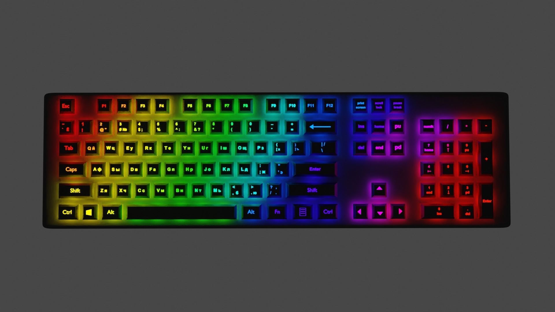 gaming keyboard 3D model | CGTrader
