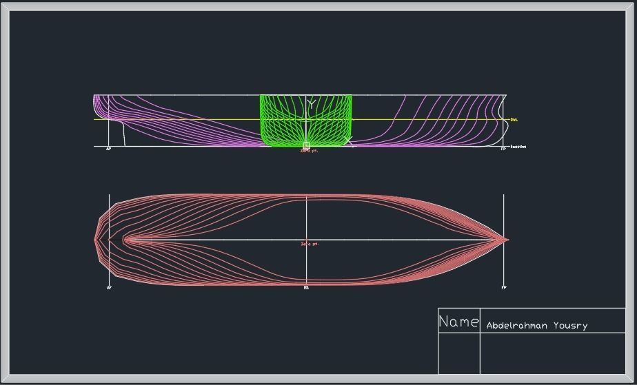Ship hull Calculations 3D model 3D printable | CGTrader