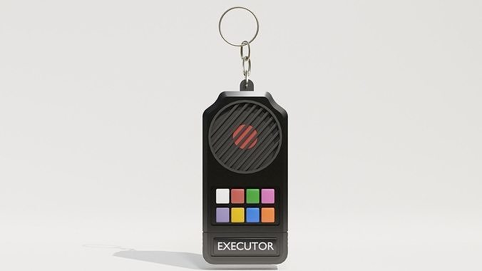executor key chain 3D model | CGTrader
