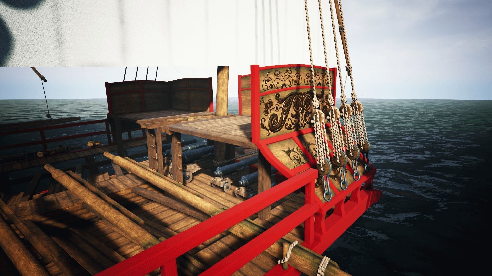 3D model Medieval Galley VR / AR / low-poly | CGTrader