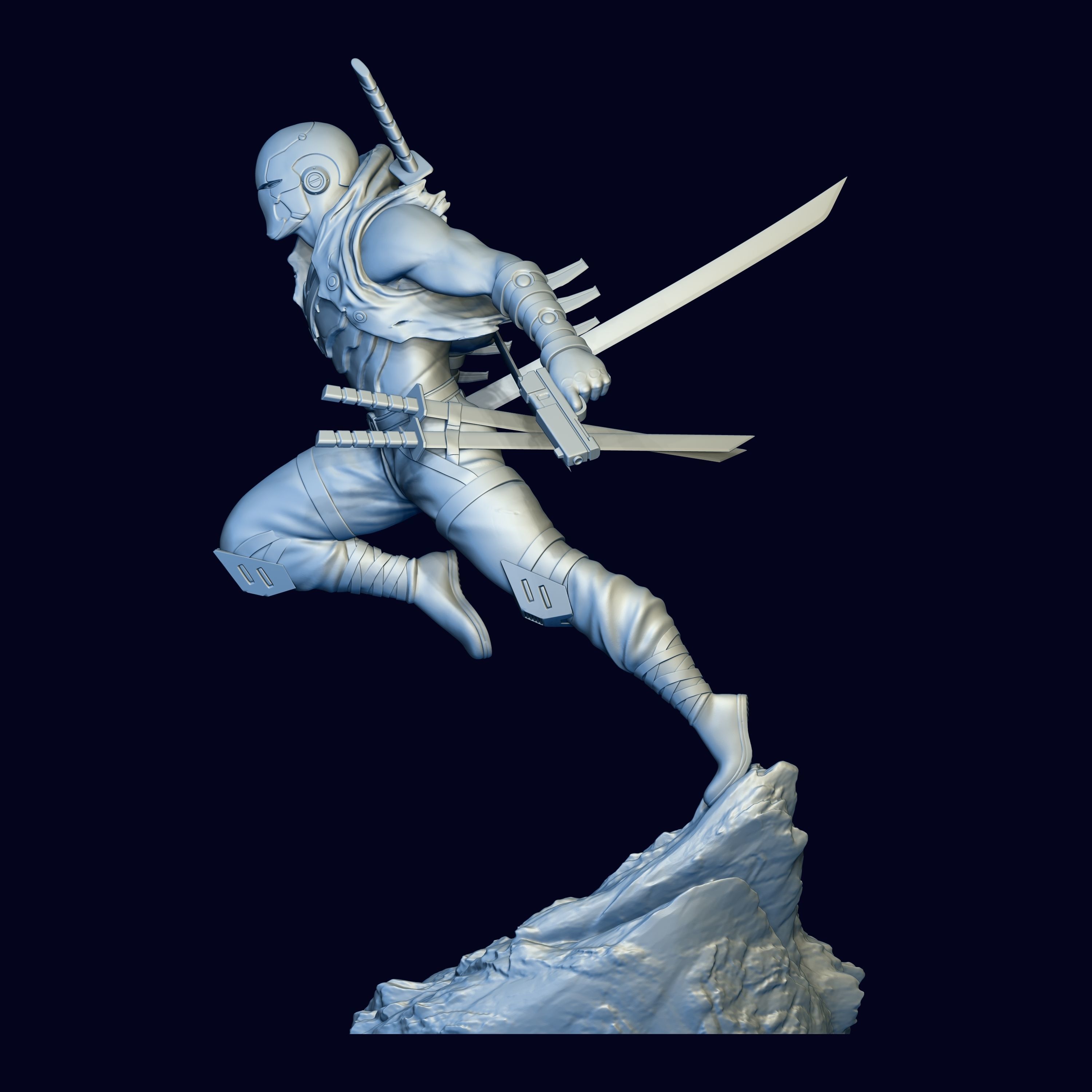 Red Ronin 3D model 3D printable | CGTrader