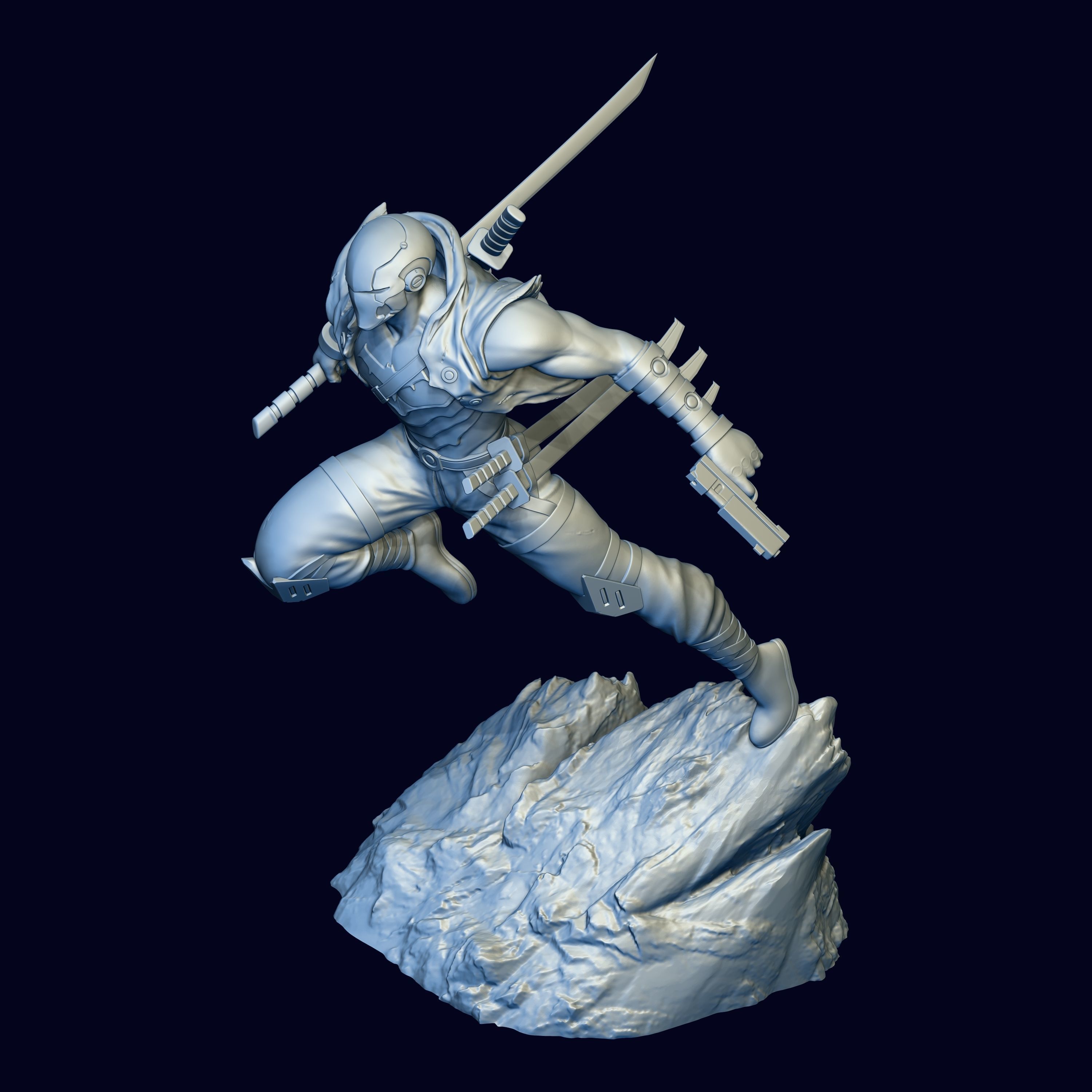 Red Ronin 3D model 3D printable | CGTrader