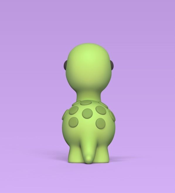 Little Diplodocus 3D model 3D printable | CGTrader