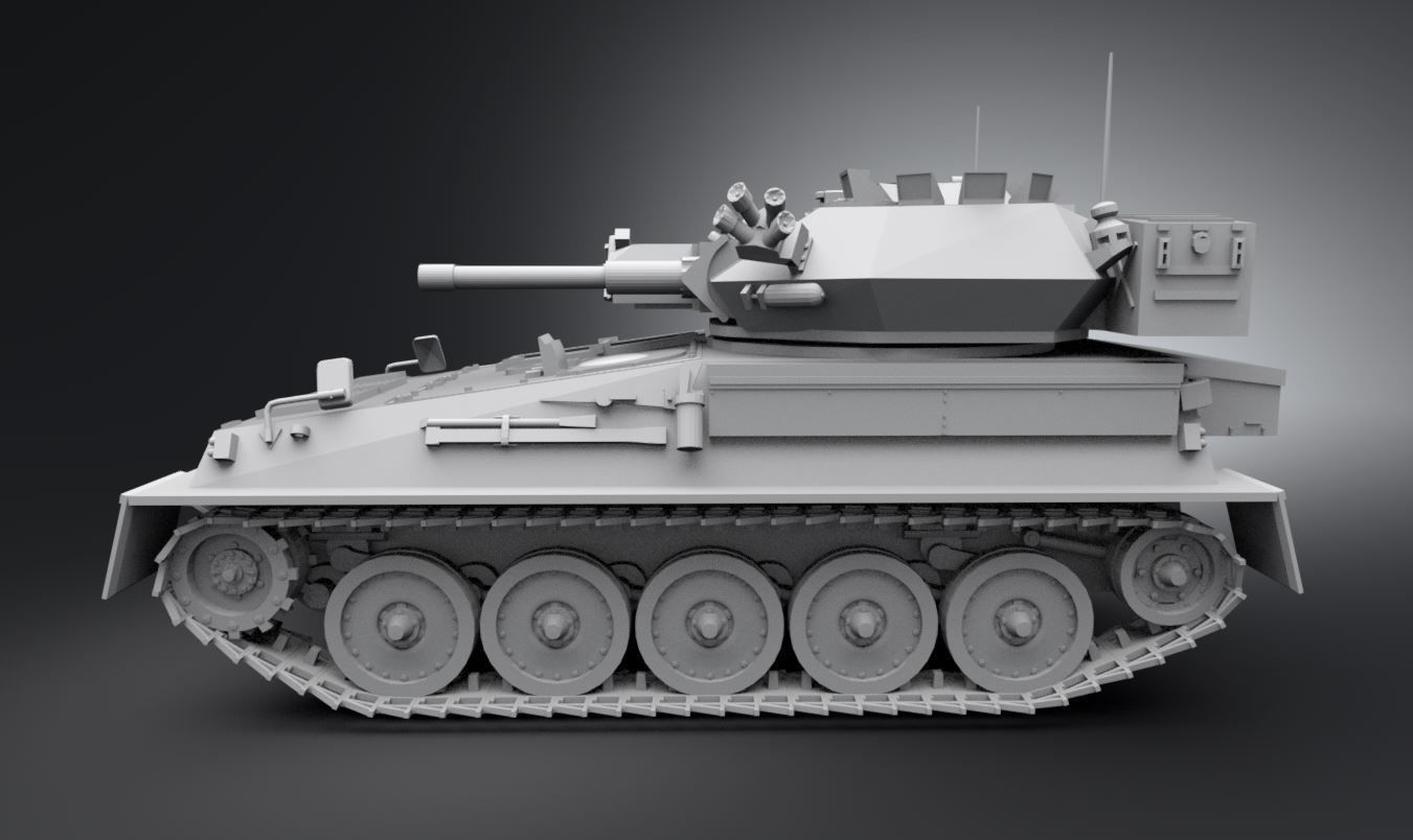 Fv101 Scorpion Scale model 3D model 3D printable | CGTrader