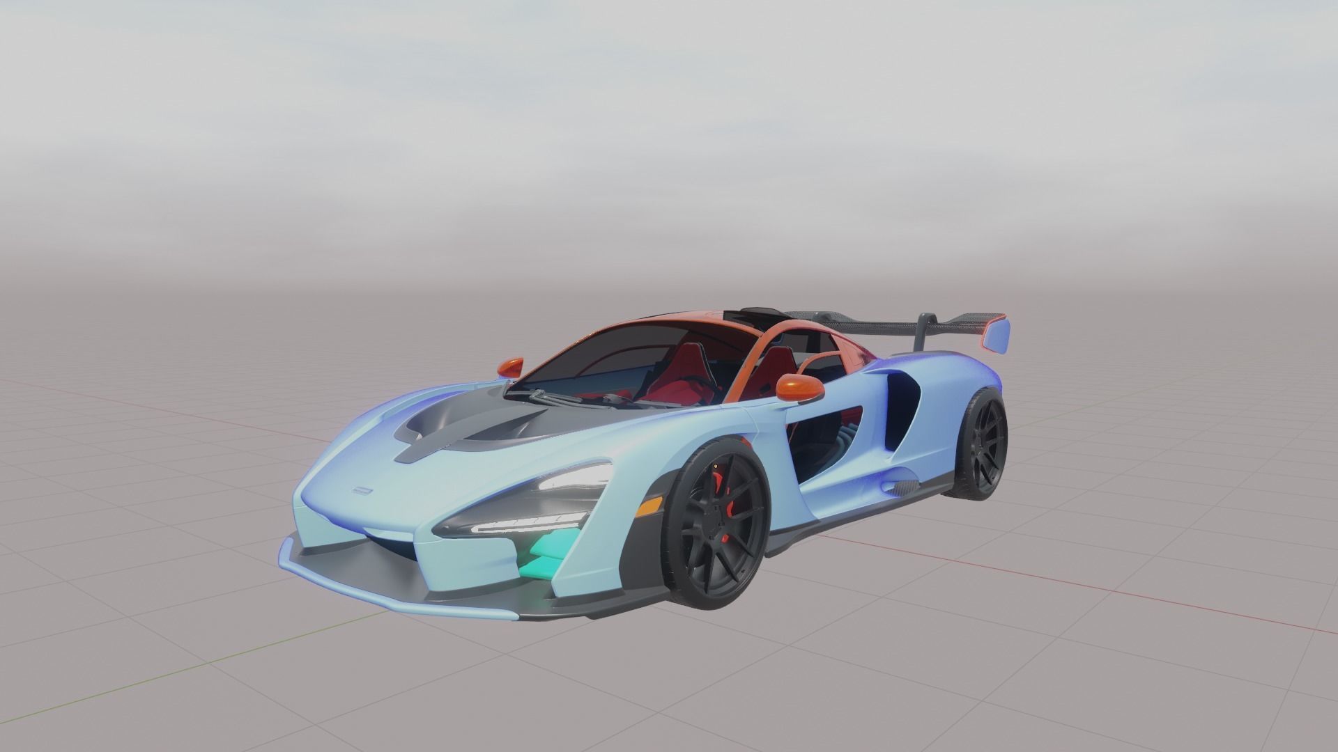 Realistic Maclaren senna 3D model 3D printable | CGTrader