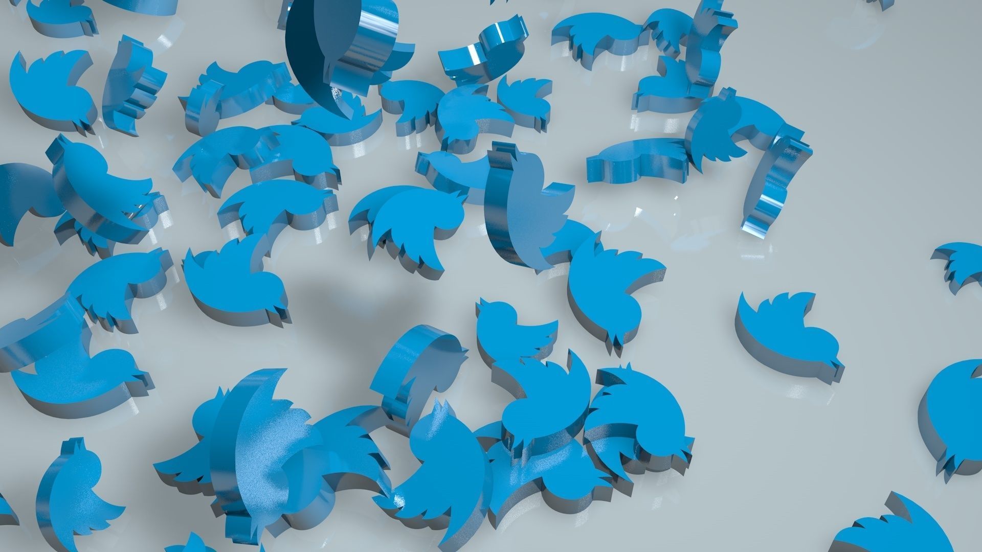 Twitter Logo with Animation 3D 3D model animated | CGTrader