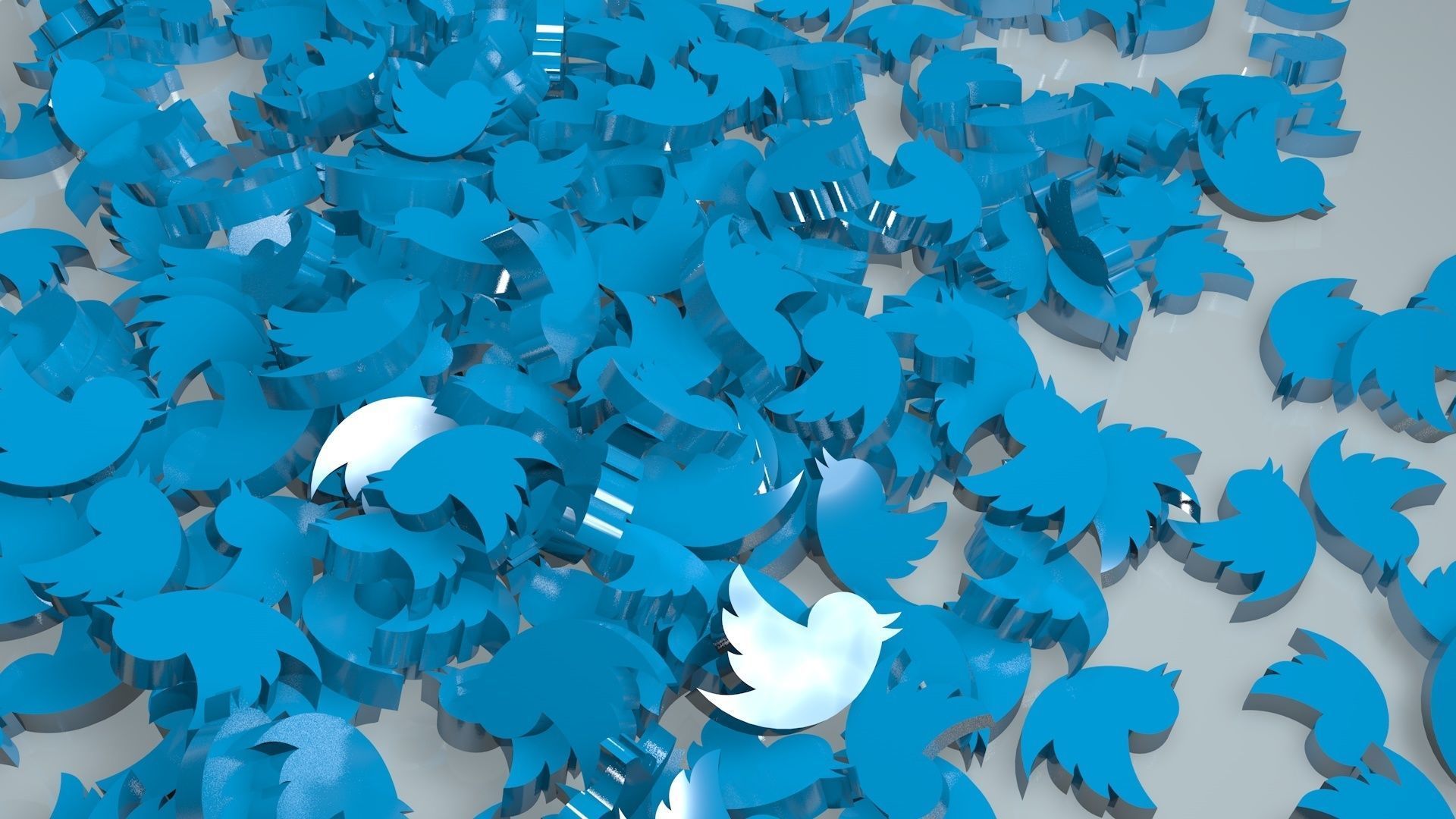 Twitter Logo with Animation 3D 3D model animated | CGTrader