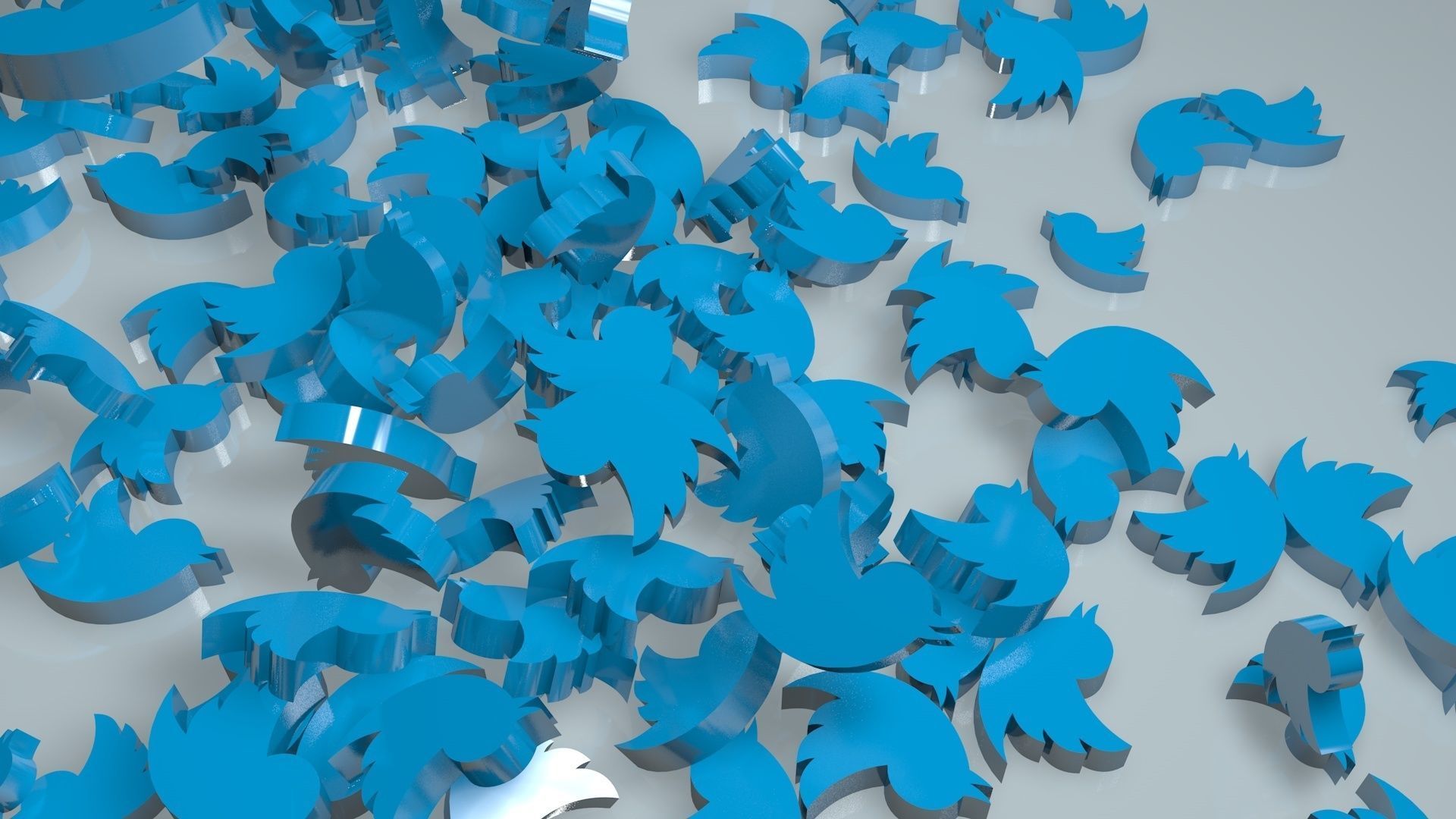 Twitter Logo with Animation 3D 3D model animated | CGTrader